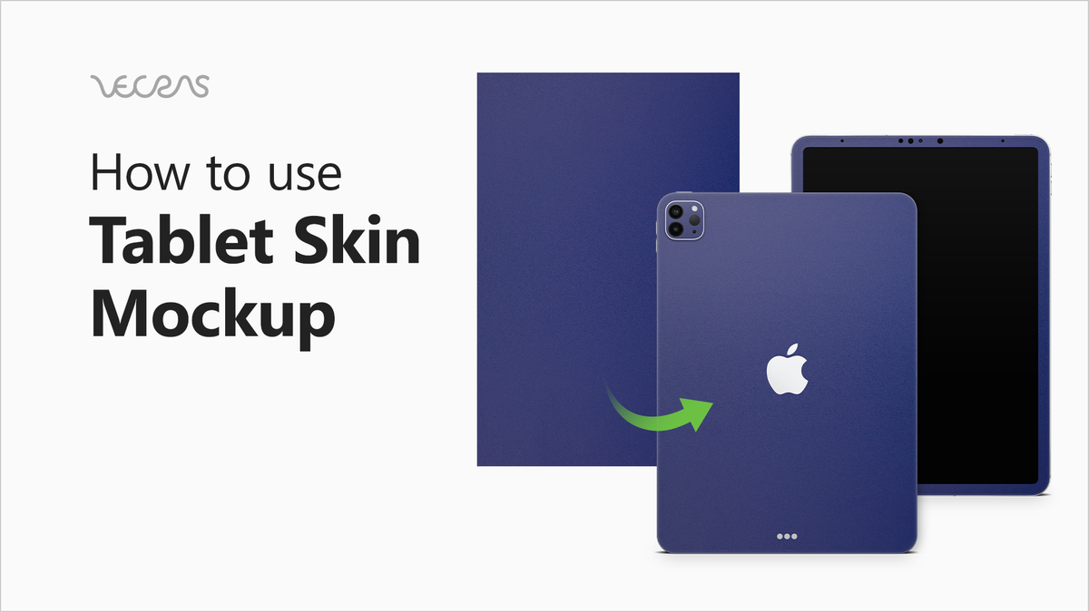 How to use iPad/ Tablet Skin Mockup Smart PSD — VecRas