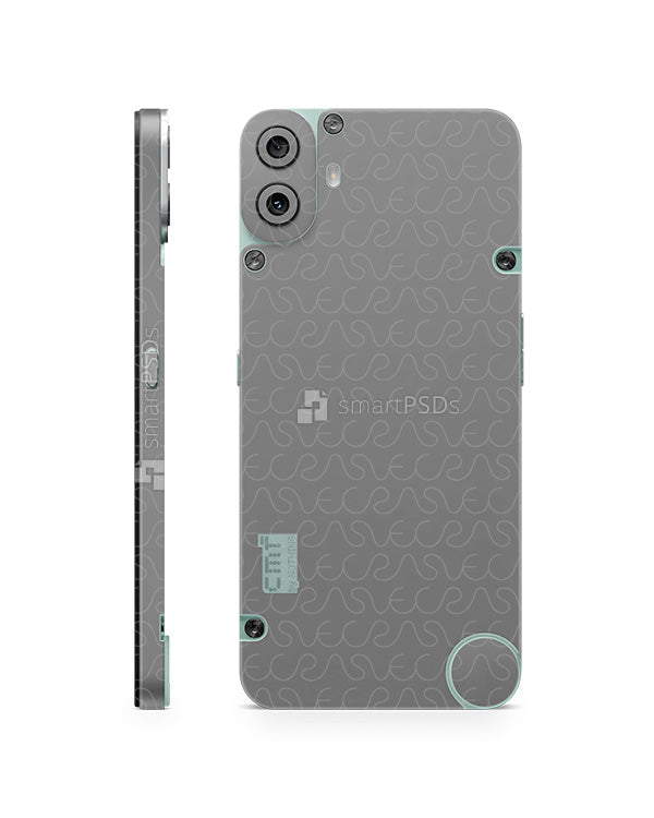CMF Nothing Phone 1 (2024) PSD Skin Mockup Template — VecRas