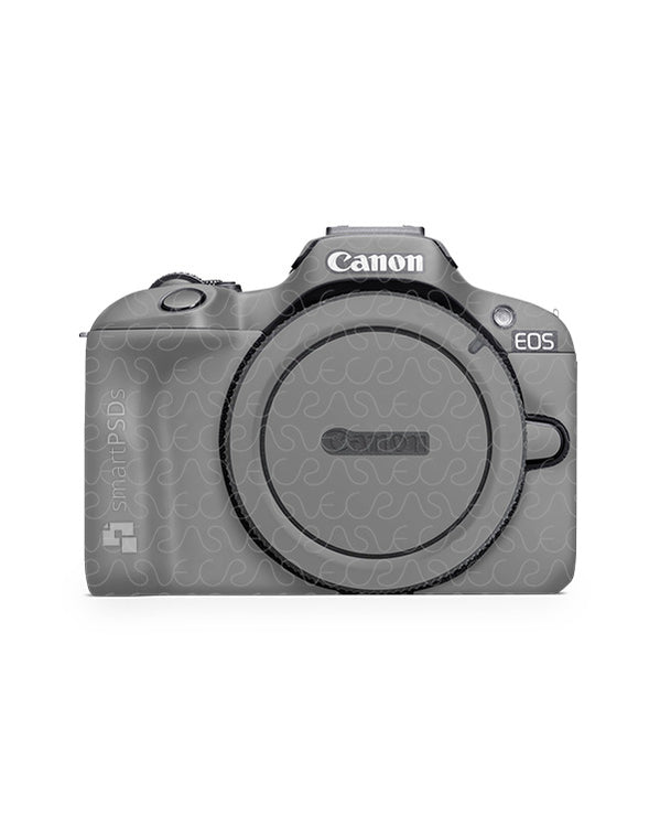 Canon EOS R100 Camera (2023) PSD Skin Mockup Template — VecRas
