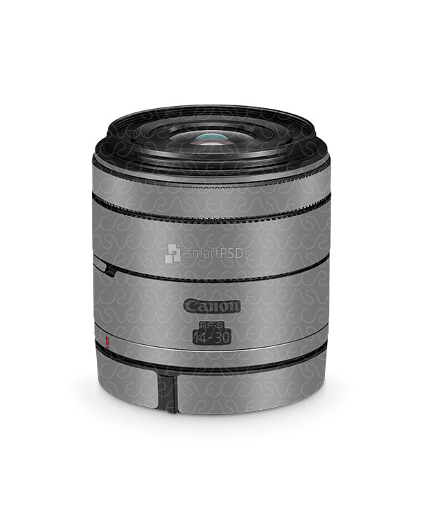 Canon RF-S 14-30mm F4-6.3 Skin Design Mockup PSD Template — VecRas