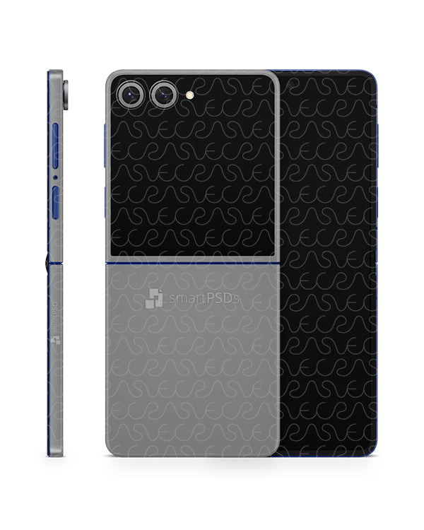 Samsung Galaxy Z Flip7 2025 | Skin Design Mockup PSD Template — VecRas