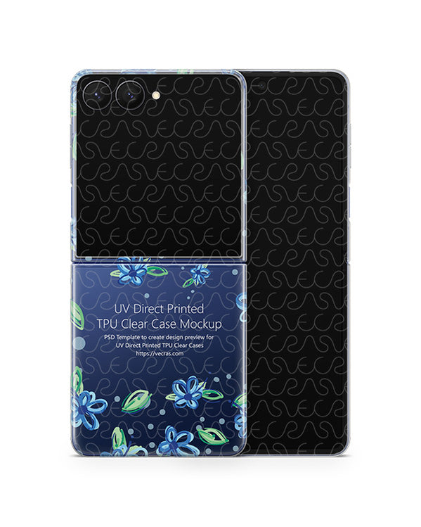 UV Direct printed TPU Clear Mobile Case Design Mockup Smart PSD ...