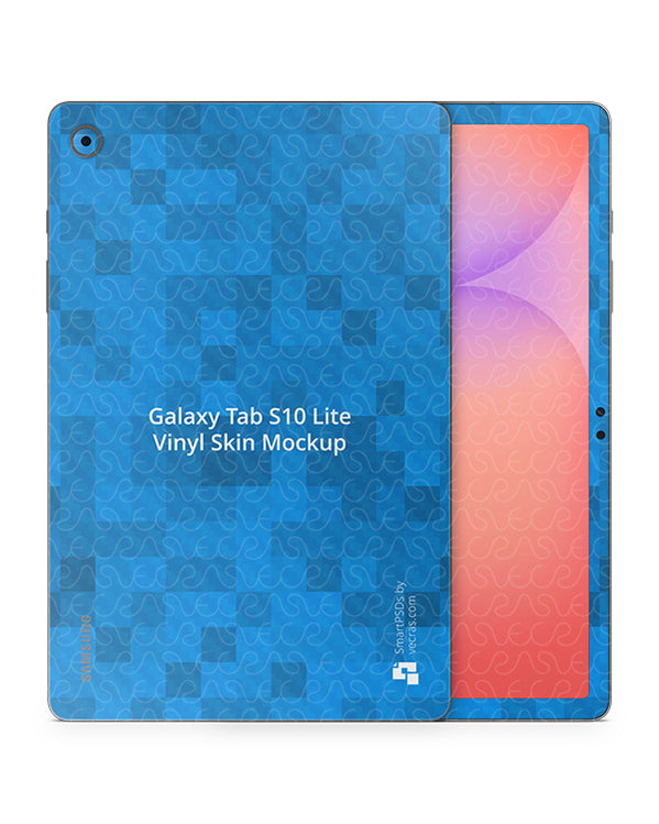 Galaxy Tab S10 Lite Skin Design Mockup PSD Template — VecRas