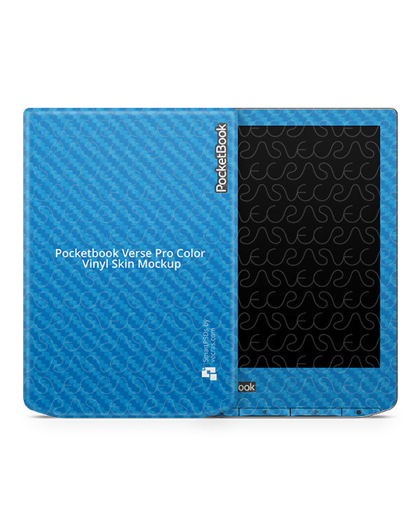 PocketBook Verse Pro Color 2024 Vinyl Skin Mockup PSD Template — VecRas