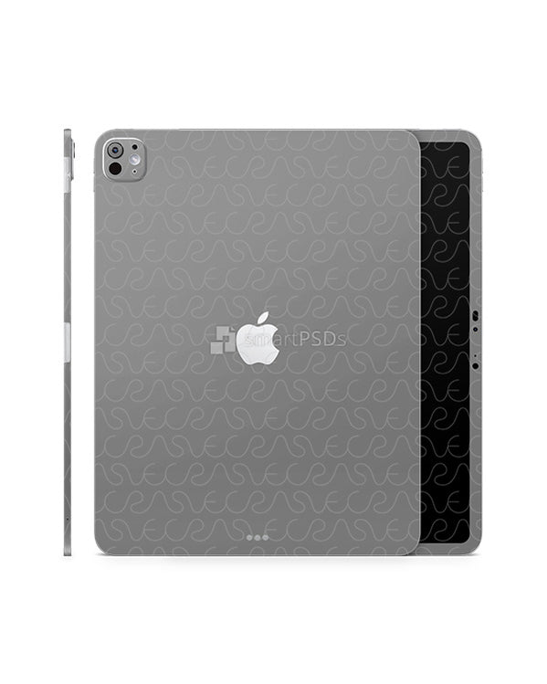 iPad Pro 13" M4 (2024) Vinyl Skin Mockup PSD Template — VecRas