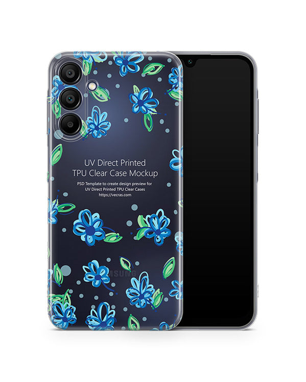 UV Direct printed TPU Clear Mobile Case Design Mockup Smart PSD ...