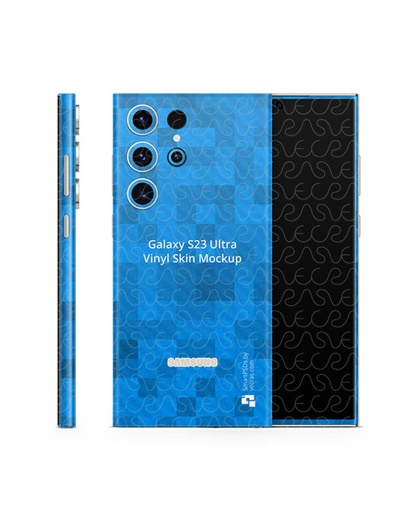 Galaxy S23 Ultra (2023) PSD Skin Mockup Template — VecRas
