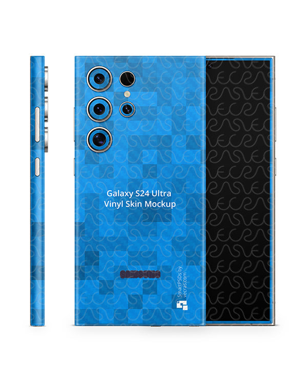 Galaxy S24 Ultra (2024) PSD Skin Mockup Template — VecRas