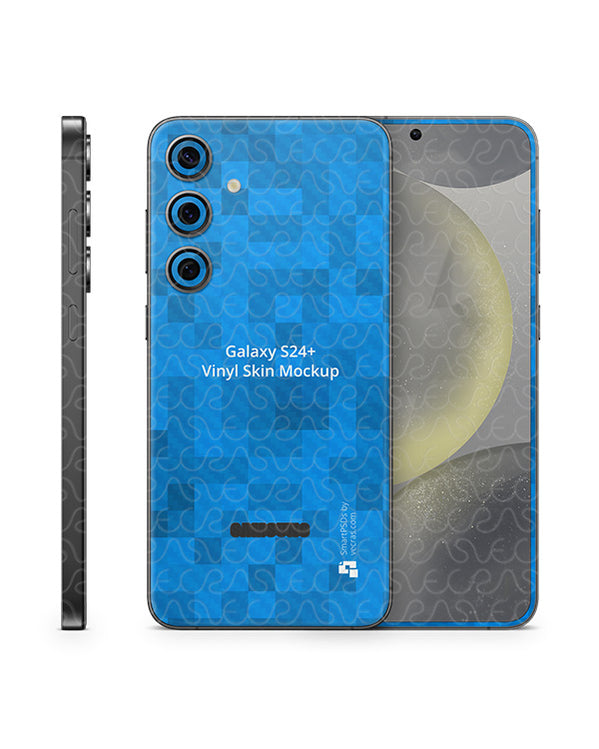 Galaxy S24+ (2024) PSD Skin Mockup Template — VecRas