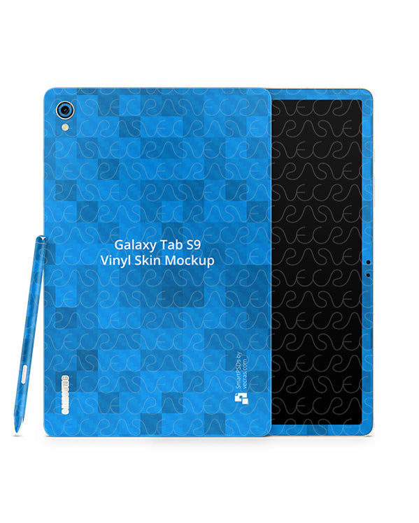 Galaxy Tab S9 (2023) PSD Skin Mockup Template — VecRas