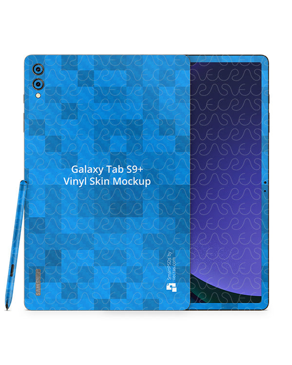 Galaxy Tab S9+ (2023) PSD Skin Mockup Template — VecRas
