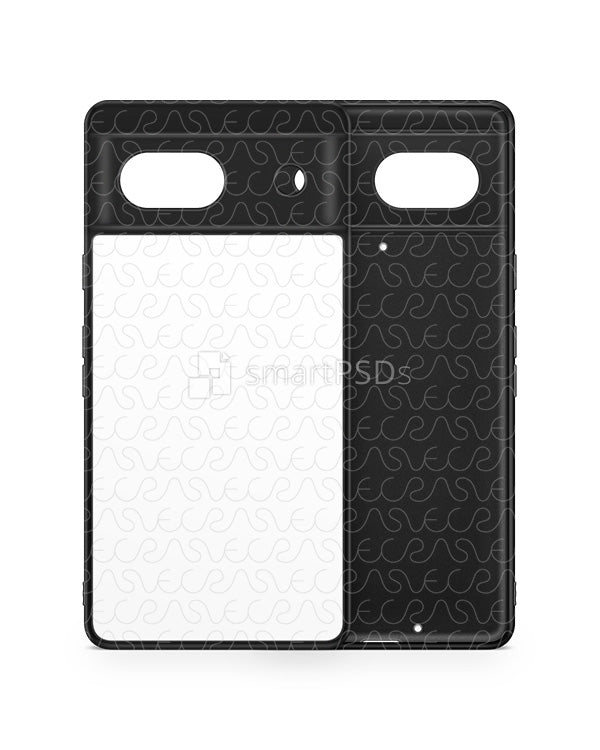 Google Pixel 7a (2023) 2d Rubber Flex Case Design Mockup — VecRas