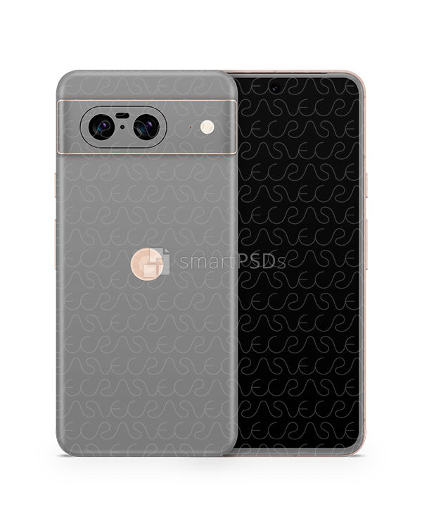 Google Pixel 8 (2023) PSD Skin Mockup Template — VecRas
