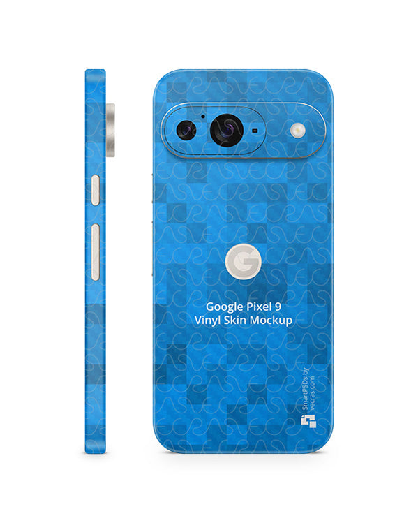 Google Pixel 9 (2024) PSD Skin Mockup Template — VecRas