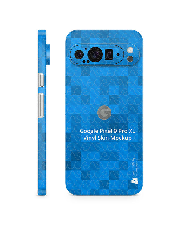 Google Pixel 9 Pro XL (2024) PSD Skin Mockup Template — VecRas