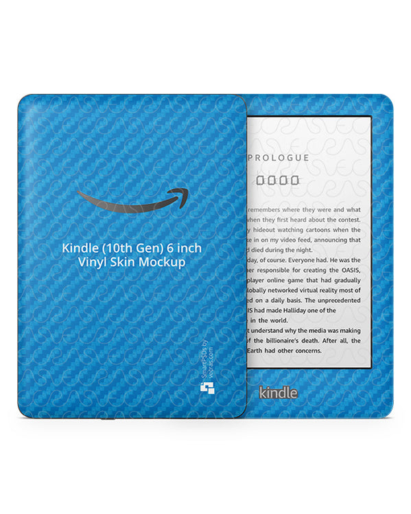 Kindle 6-inch 10th Gen (2019) Vinyl Skin Mockup PSD Template — VecRas