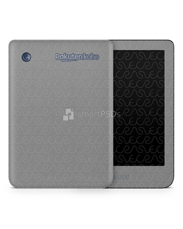 Kobo Clara 2E (2022) Vinyl Skin Mockup PSD Template — VecRas
