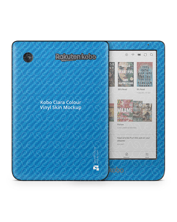 Kobo Clara Colour (2024) Vinyl Skin Mockup PSD Template — VecRas