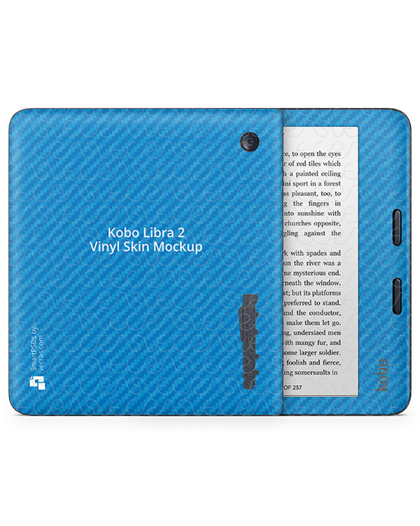 Kobo Libra 2 (2021) Vinyl Skin Mockup PSD Template — VecRas
