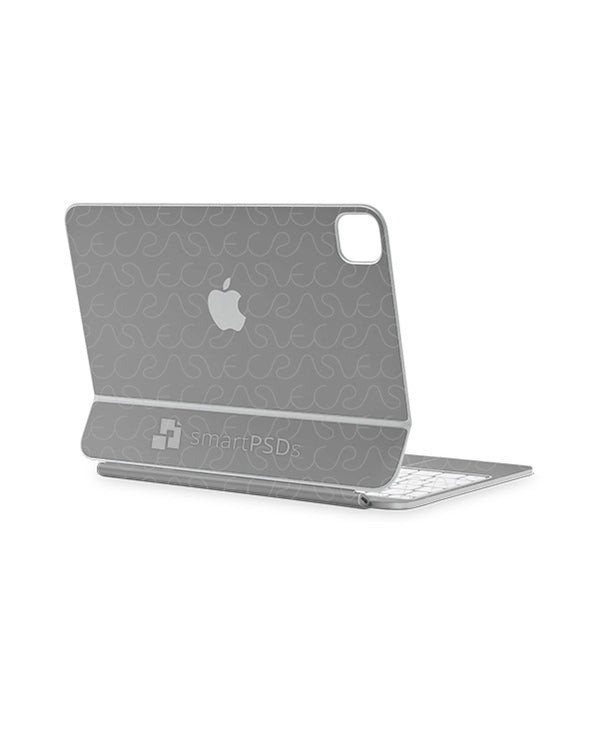 Magic Keyboard for iPad Pro 11 M4 (2024) Vinyl Skin Mockup PSD Templat ...