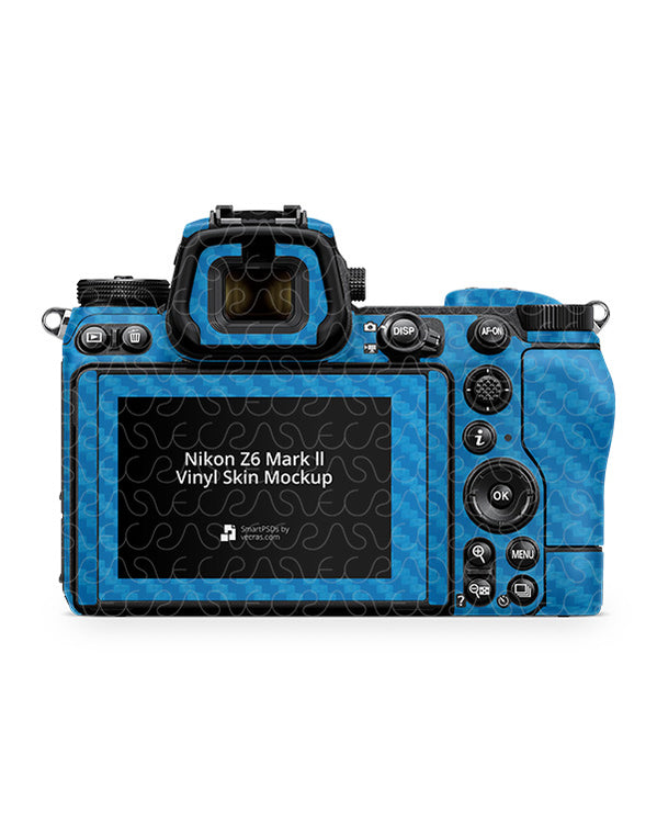Nikon Z6 II Camera (2020) Vinyl Skin Mockup PSD Template — VecRas