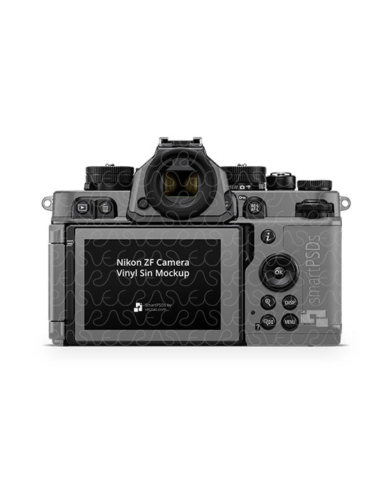 Nikon ZF Camera (2023) Vinyl Skin Mockup PSD Template — VecRas