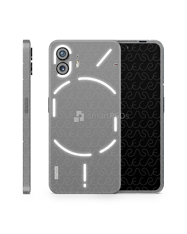 Nothing Phone 2 (2023) PSD Skin Mockup Template — VecRas