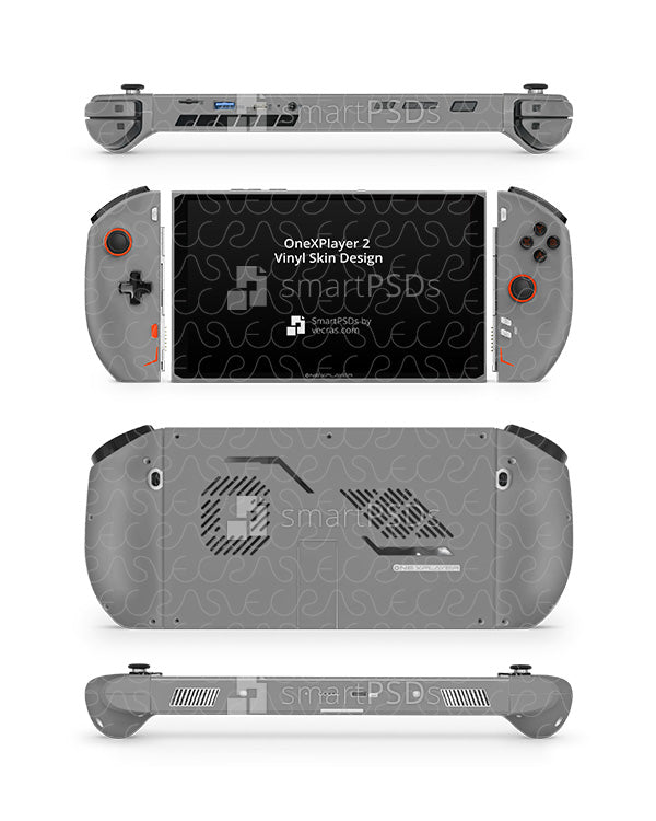 ONEXPLAYER 2 (2023) Vinyl Skin Mockup PSD Template — VecRas