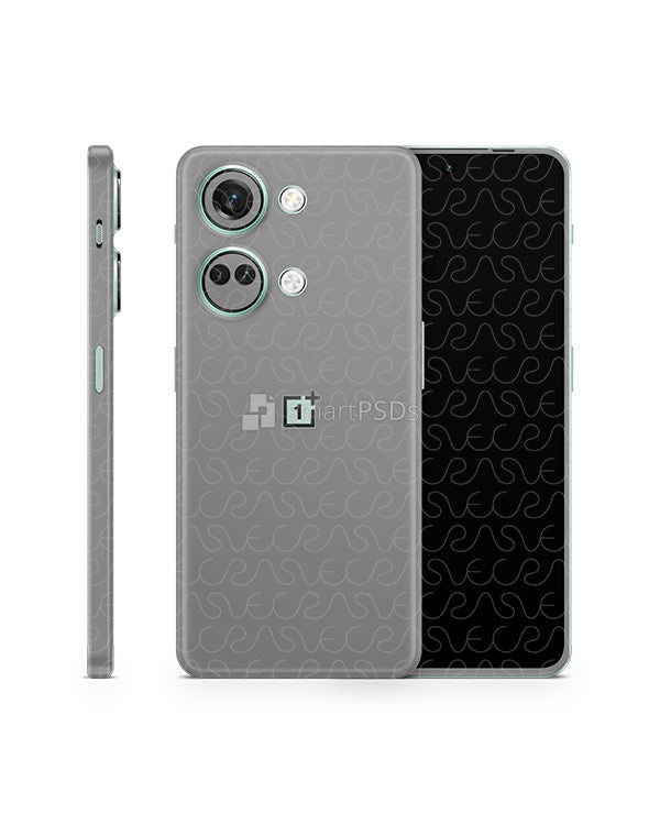 OnePlus Nord 3 (2023) PSD Skin Mockup Template — VecRas