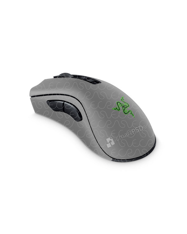 Razer DEATHADDER V2 Pro Mouse (2020) Skin PSD Mockup Template — VecRas