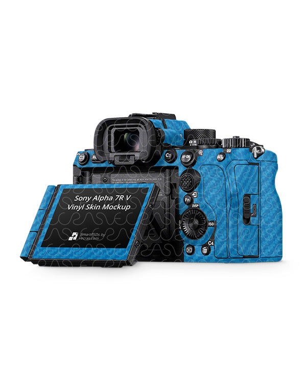 Sony A7R V Camera (2022) Vinyl Skin Mockup PSD Template — VecRas