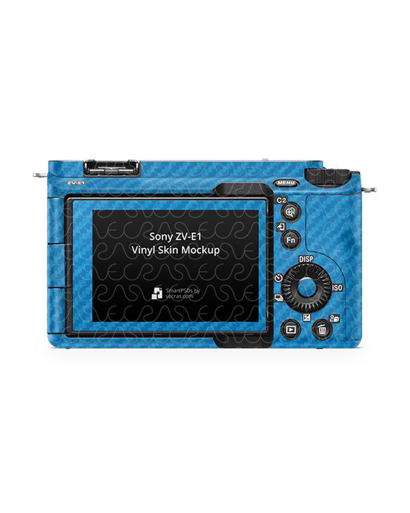Sony ZV-E1 (2023) Vinyl Skin Mockup PSD Template — VecRas