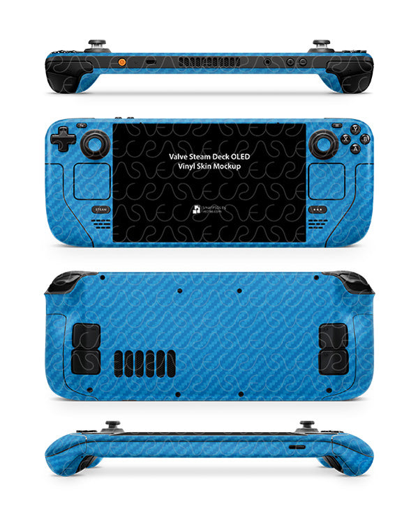 Steam Deck OLED (2023) Vinyl Skin Mockup PSD Template — VecRas