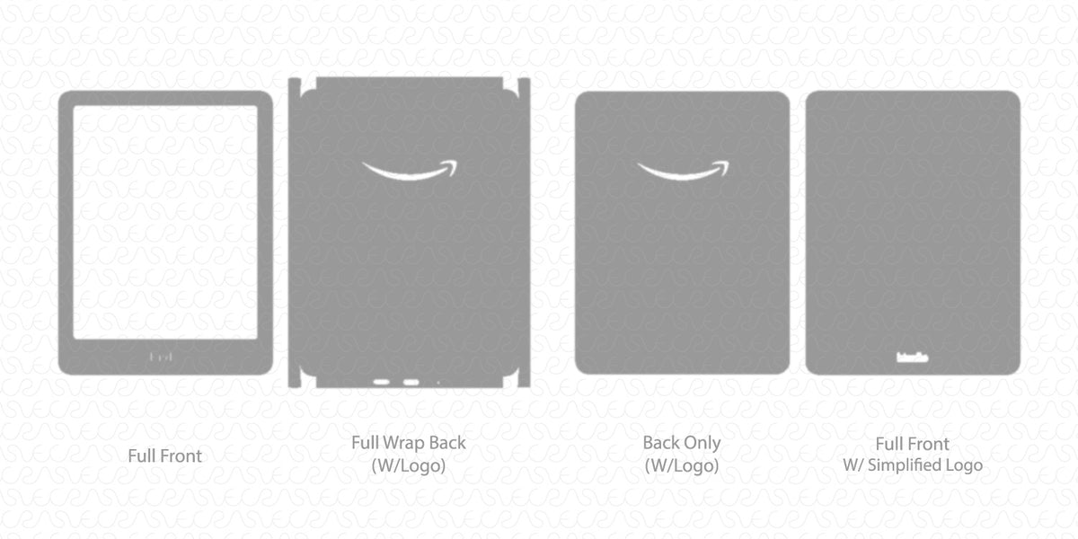 Kindle Paperwhite 7-in 12th Gen Skin CutFile Vector Template Full Wrap ...