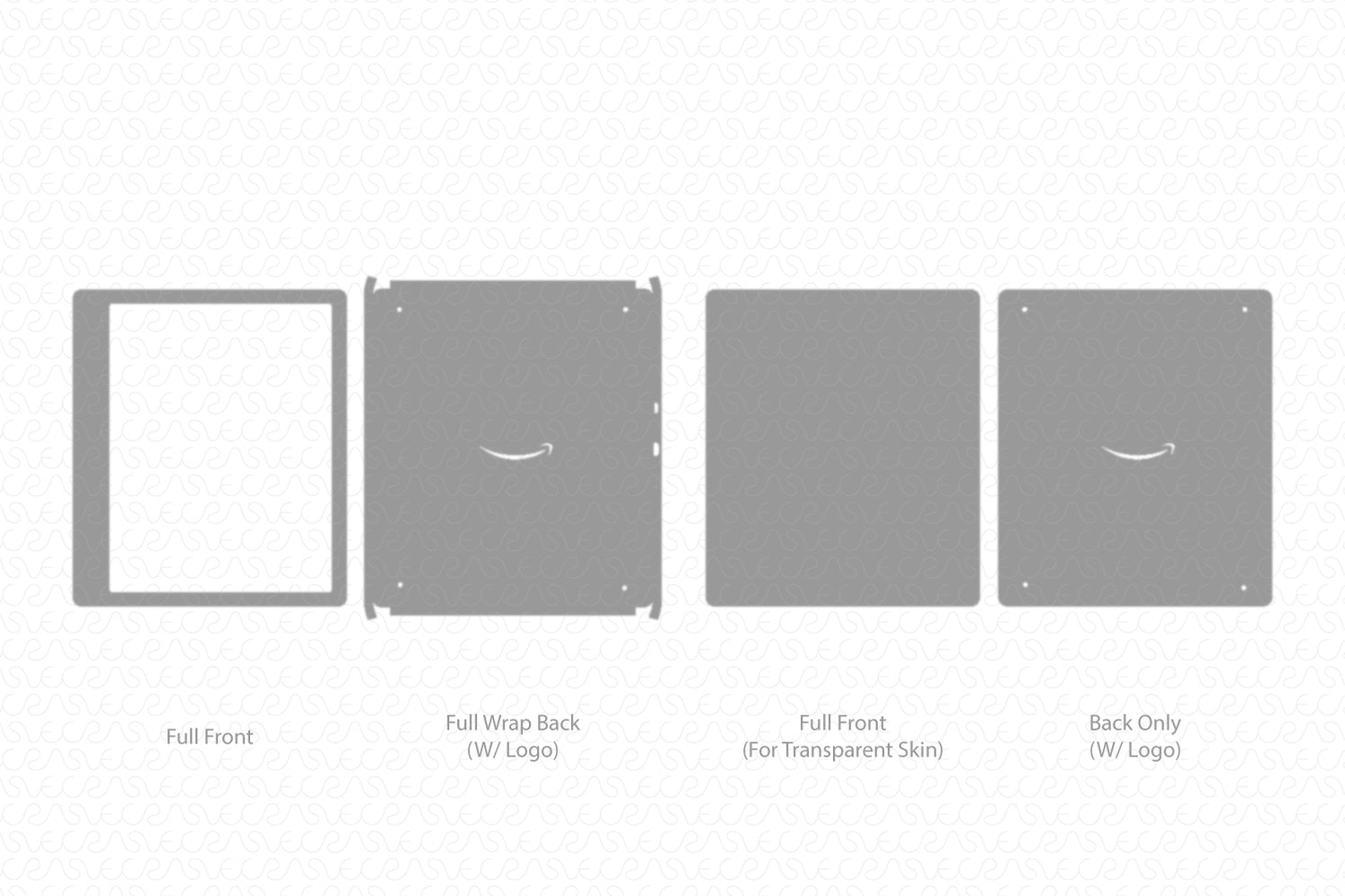 Vinyl Ready Vector Cut File Templates for Amazon Kindle Skins in Ai ...