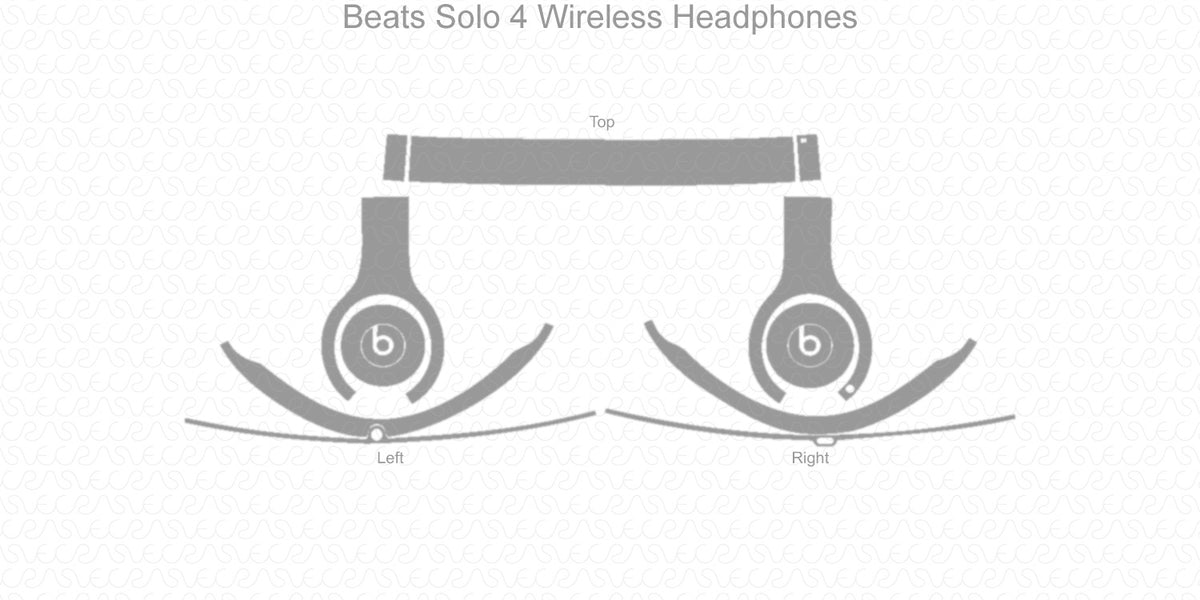 Beats Solo 4 Skin CutFile Vector Template Full Wrap SVG — VecRas