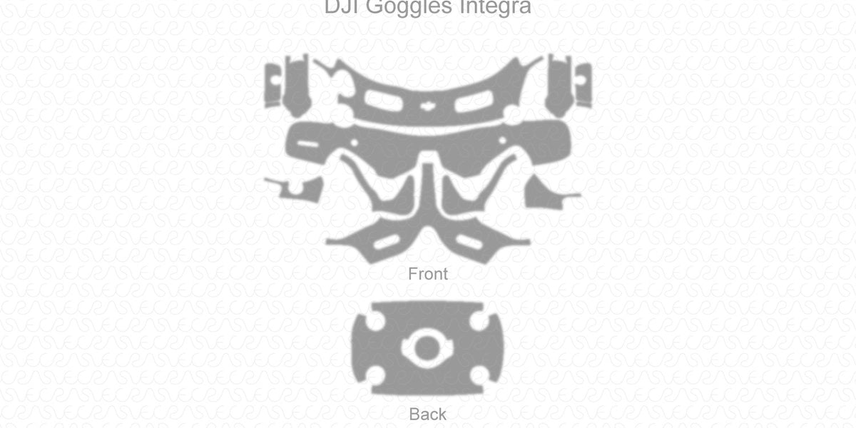 DJI Googles Integra Skin CutFile Template Full Wrap SVG — VecRas