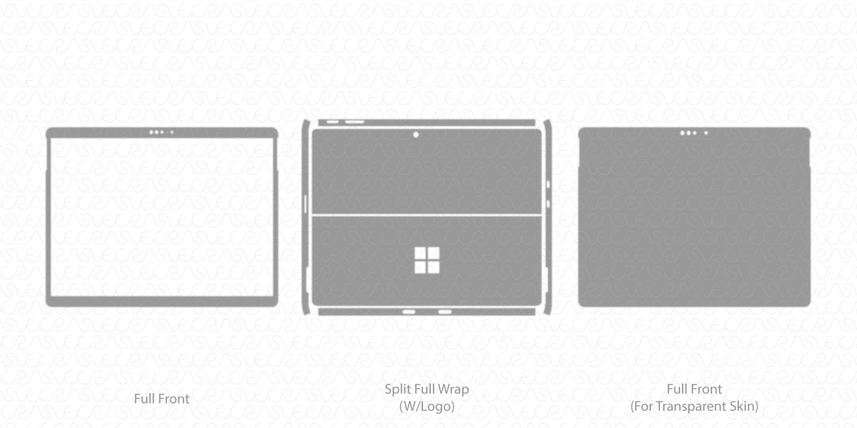 Surface Pro 9 Skin CutFile Vector Template Full Wrap SVG — VecRas
