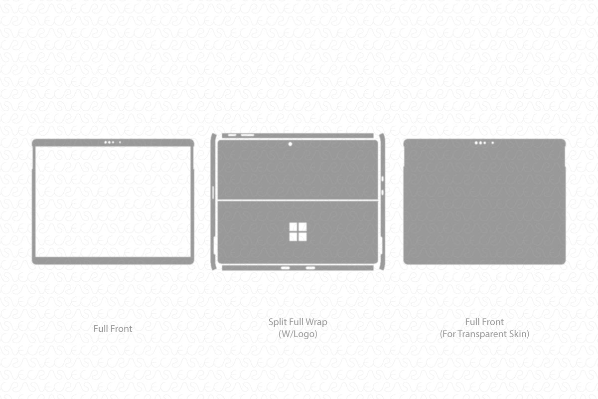 Surface Pro 9 Skin CutFile Vector Template Full Wrap SVG — VecRas