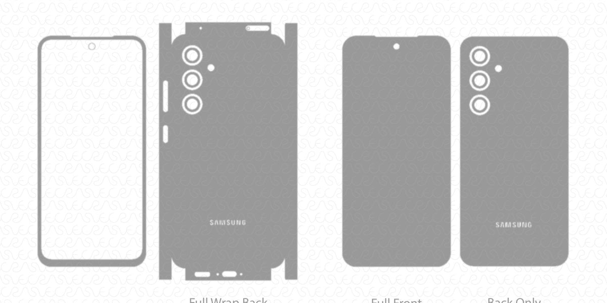 Galaxy S23 FE Skin CutFile Vector Template Full Wrap SVG — VecRas