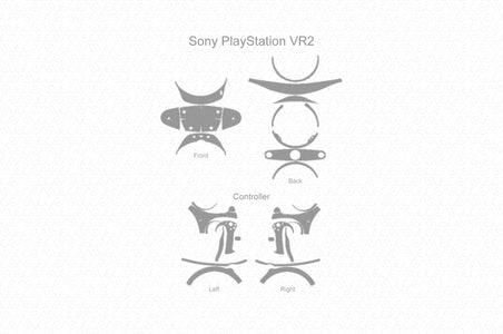 Sony PlayStation VR2 Skin CutFile Vector Template Full Wrap SVG — VecRas