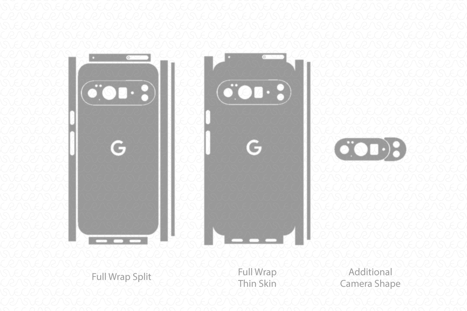 Vinyl Ready Vector Cut File Templates for Phone Skins in Ai, PLT, EPS ...