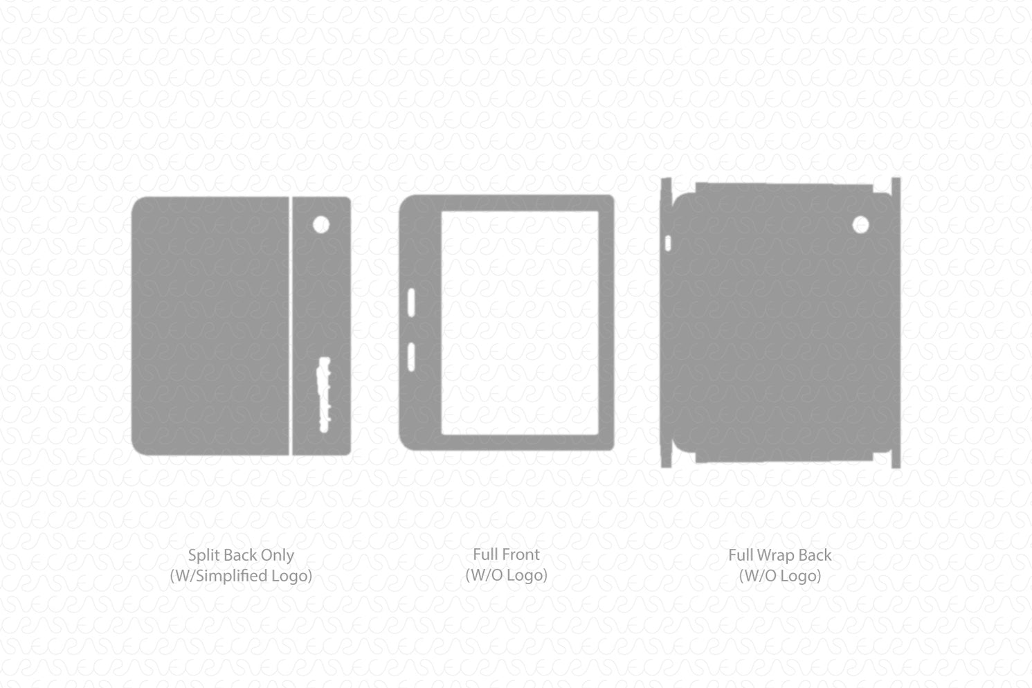 Kobo Libra 2 eReader Skin CutFile Vector Template Full Wrap SVG — VecRas