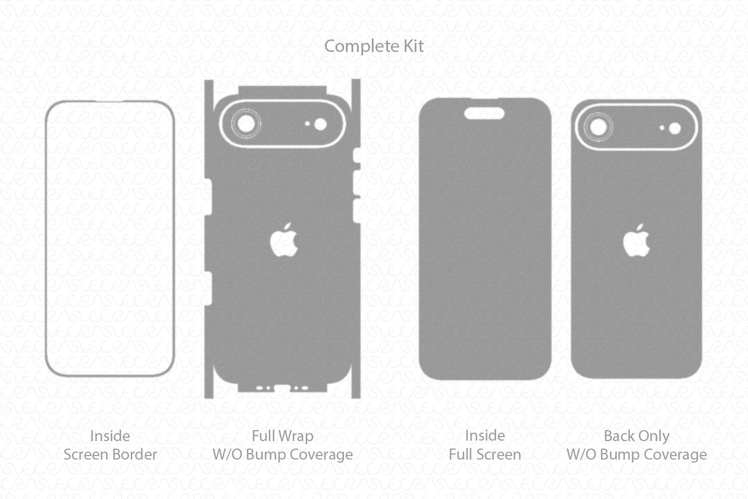 Vinyl Ready Vector Cut File Templates for Phone Skins in Ai, PLT, EPS ...