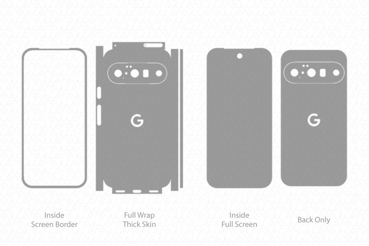 Google Pixel 10 Mobile Vinyl Skin Cut File Template — VecRas