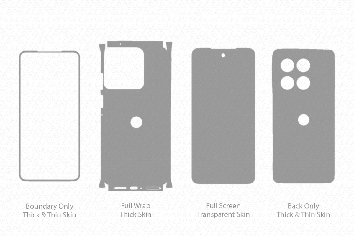 Motorola Edge 60 Fusion 5G Skin CutFile Vector Template Full Wrap SVG ...