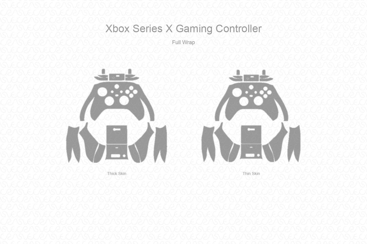 Xbox Series X Gaming Controller Vinyl Skin Cut File Template — VecRas