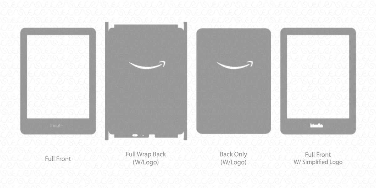 Kindle 6-inch 10th Gen Skin CutFile Vector Template Full Wrap SVG — VecRas