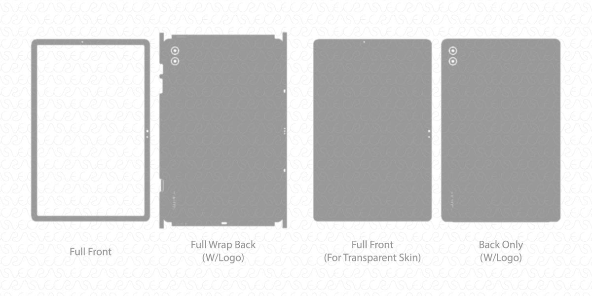 Galaxy Tab S9 FE Plus Skin CutFile Vector Template Full Wrap SVG — VecRas