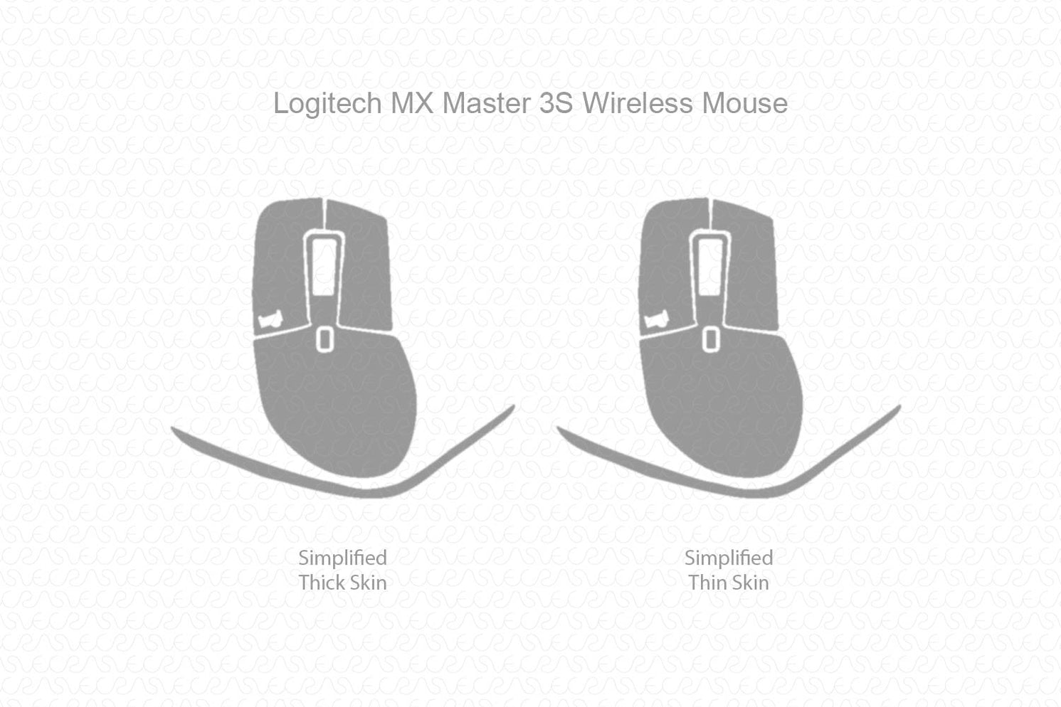 Logitech MX Master 3S Skin CutFile Vector Template Full Wrap SVG — VecRas